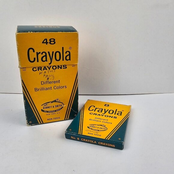 Crayola | Office | Vintage Crayola Crayons 48 Binney And Smith Retired ...